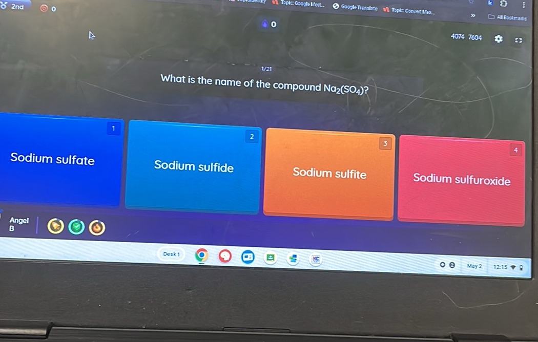 What is the name of the compound | StudyX