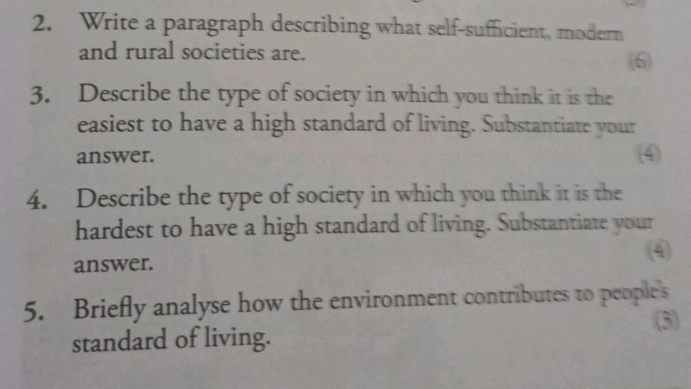 2. Write a paragraph describing what | StudyX