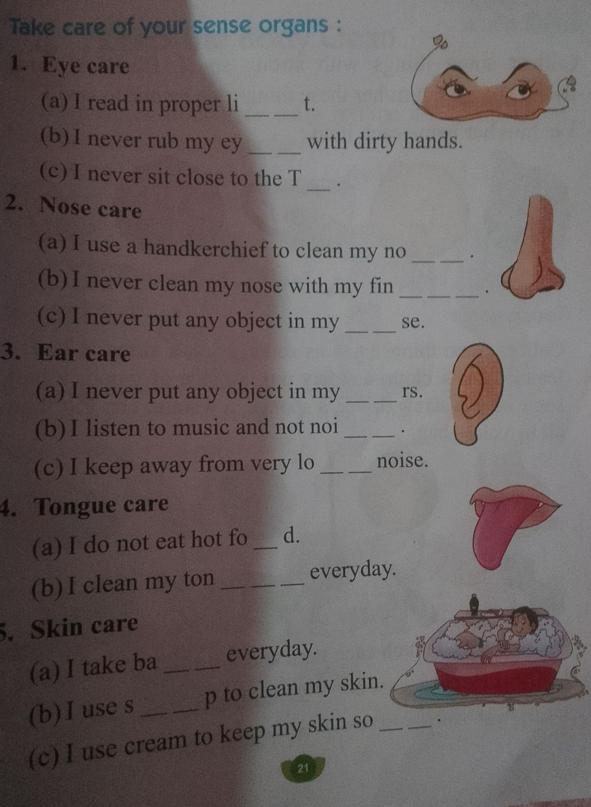 Take care of your sense organs : 1. Eye | StudyX