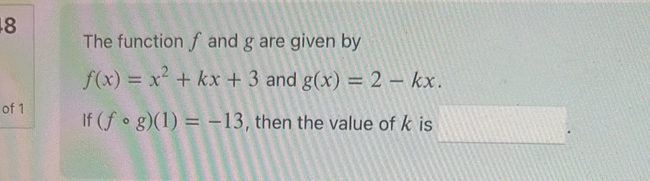 The function $f$ and $g$ are given by $f(x) | StudyX