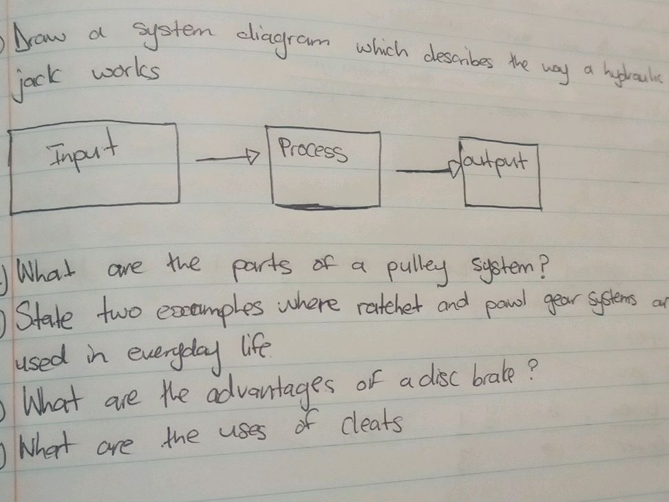 Draw a system diagram which describes the | StudyX
