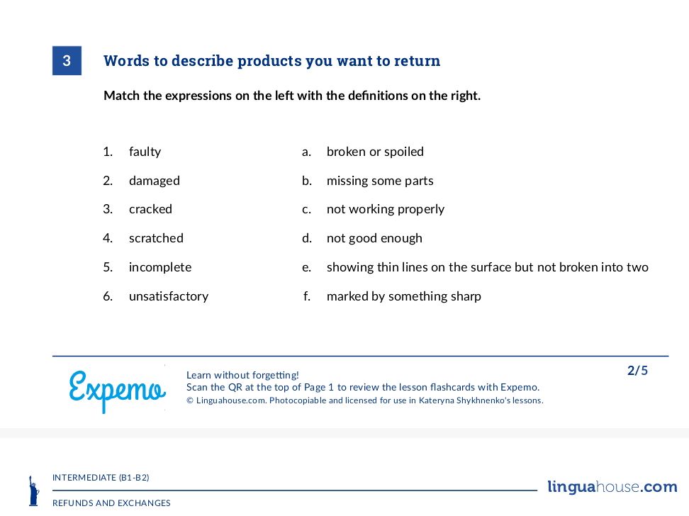 Words to describe products you want to | StudyX