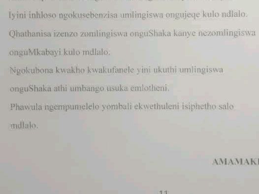 Iyini inhloso ngokusebenzisa umlingiswa | StudyX