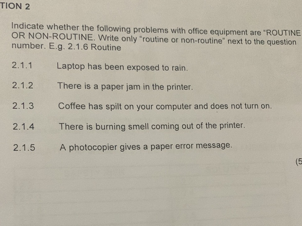 Indicate whether the following problems with | StudyX