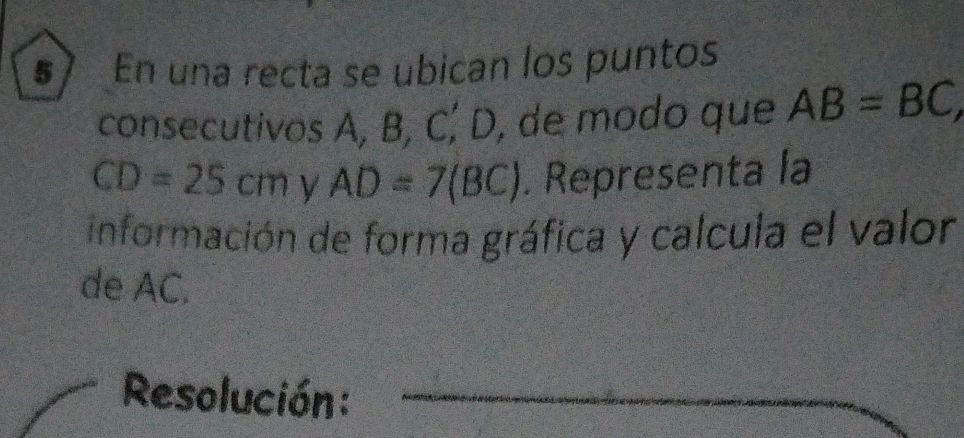 En una recta se ubican los puntos | StudyX