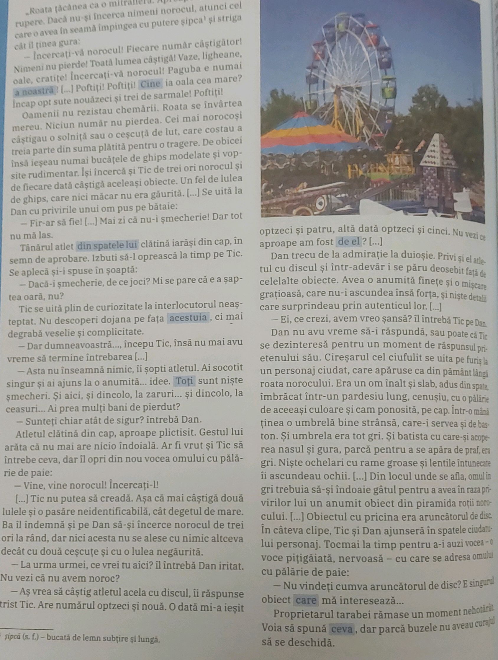 The image is a text excerpt from a story. It | StudyX