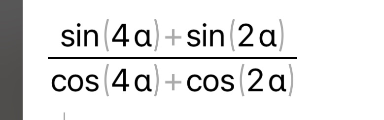 Simplify trigonometric expression sin(4α) + | StudyX