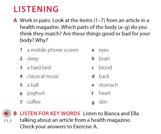 A Work in pairs. Look at the items (1-7) | StudyX
