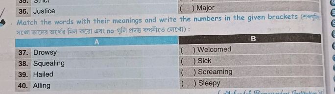 Match the words with their meanings and | StudyX