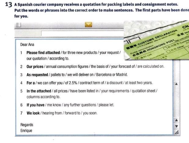 13 A Spanish courier company receives a | StudyX