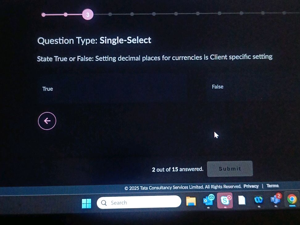 State True or False: Setting decimal places | StudyX