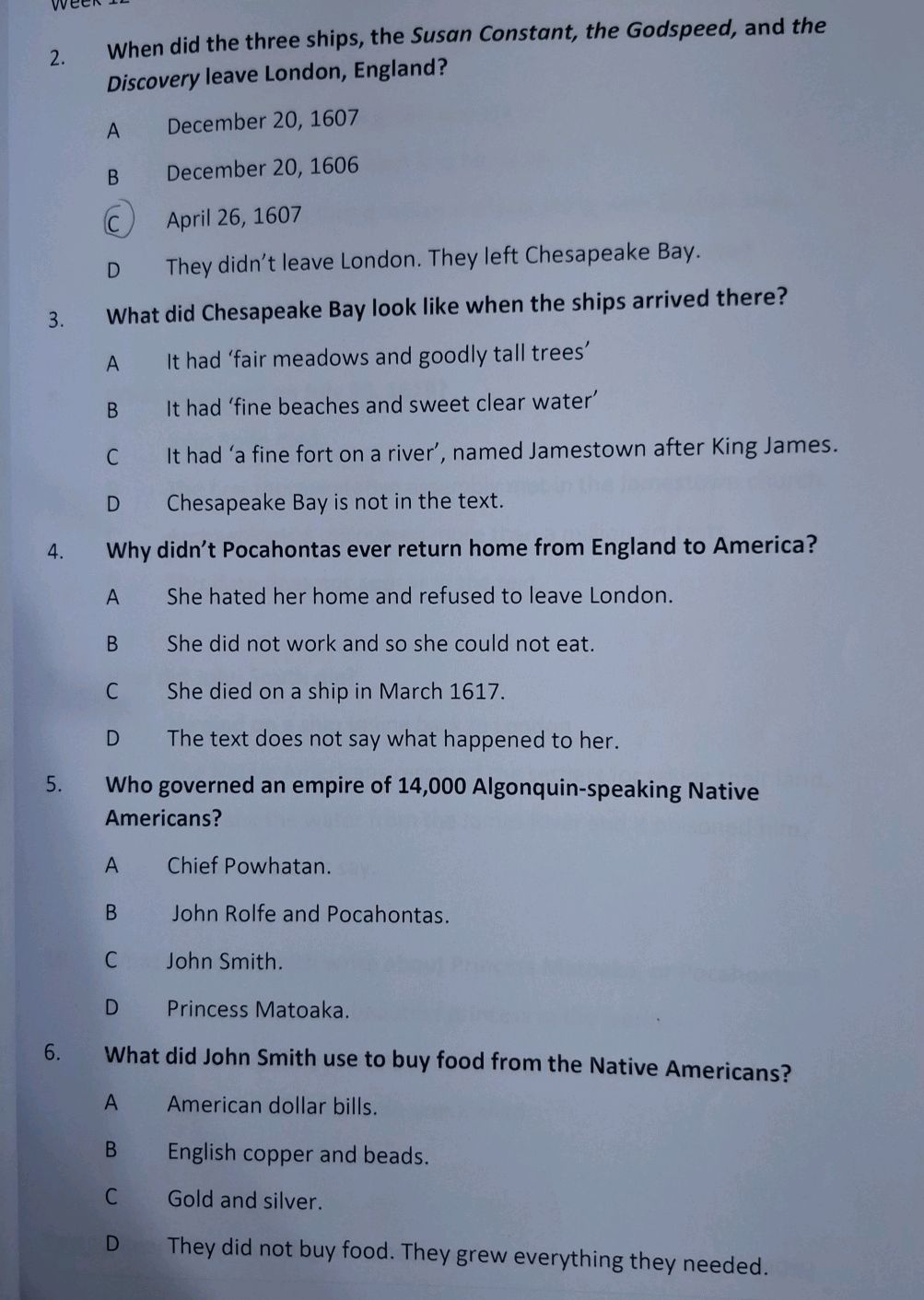 2. When did the three ships, the Susan | StudyX