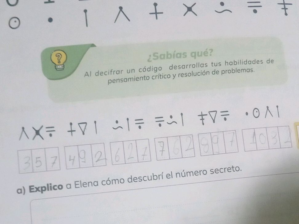 The image presents a code-breaking problem. | StudyX