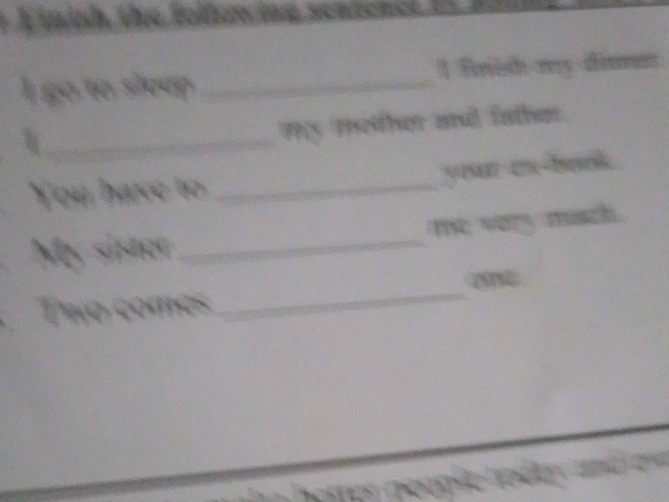 I Finish My Dimes My Mother And Father You