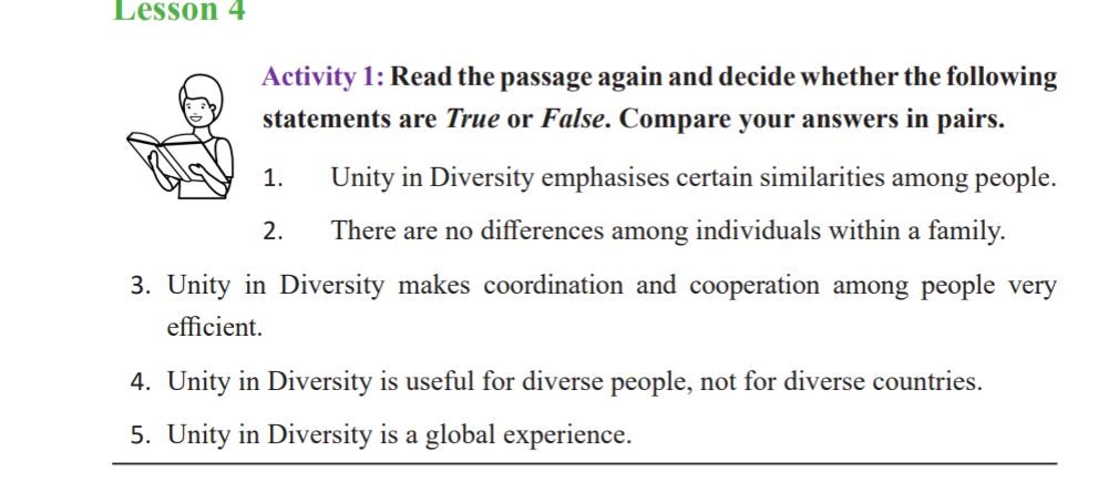 Activity 1: Read the passage again and | StudyX