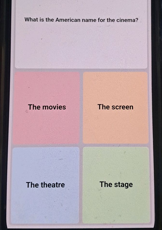 What is the American name for the cinema? | StudyX
