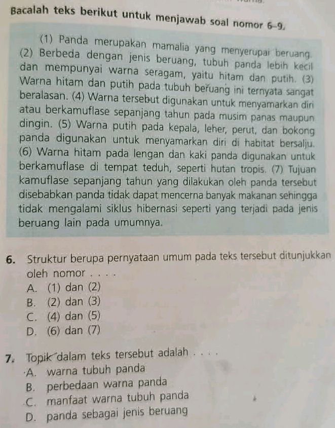 Bacalah teks berikut untuk menjawab soal | StudyX