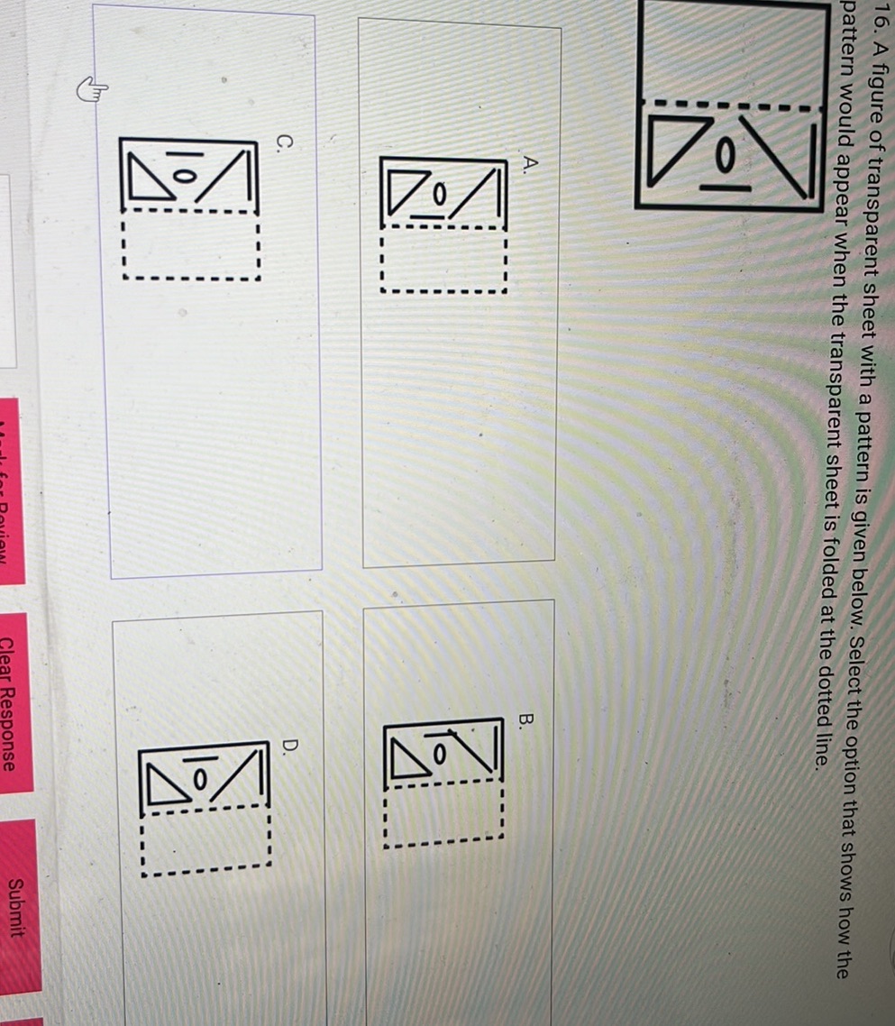 16. A figure of transparent sheet with a | StudyX