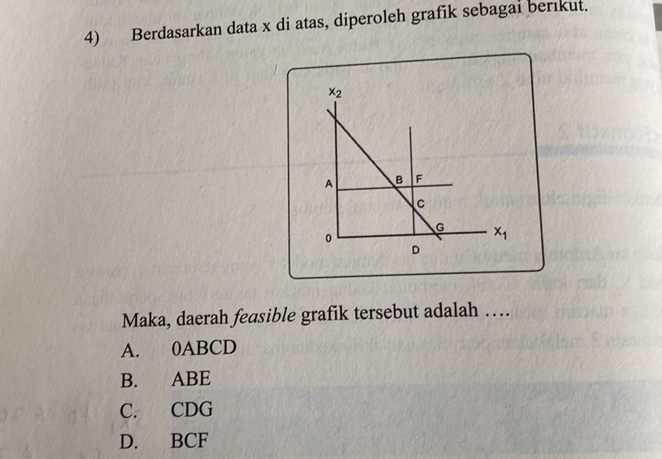 Berdasarkan data x di atas, diperoleh grafik | StudyX