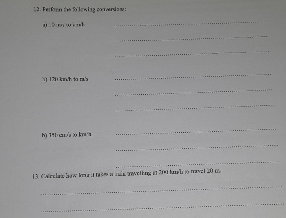 12. Perform the following conversions: a) | StudyX