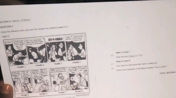 Study the following comic strip and then | StudyX