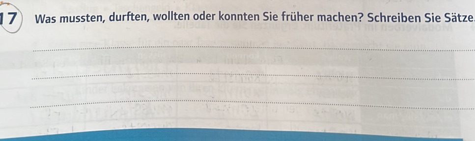 Was mussten, durften, wollten oder konnten | StudyX