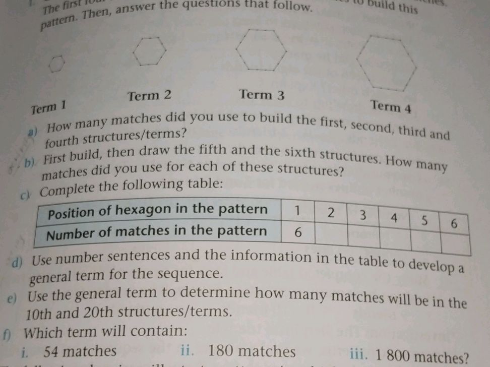 a) How many matches did you use to build the | StudyX