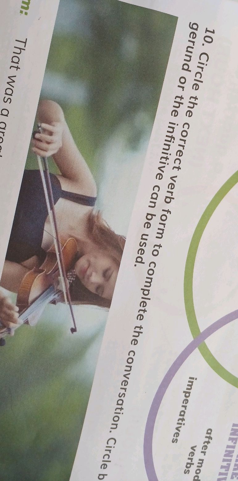 10. Circle the correct verb form to complete | StudyX