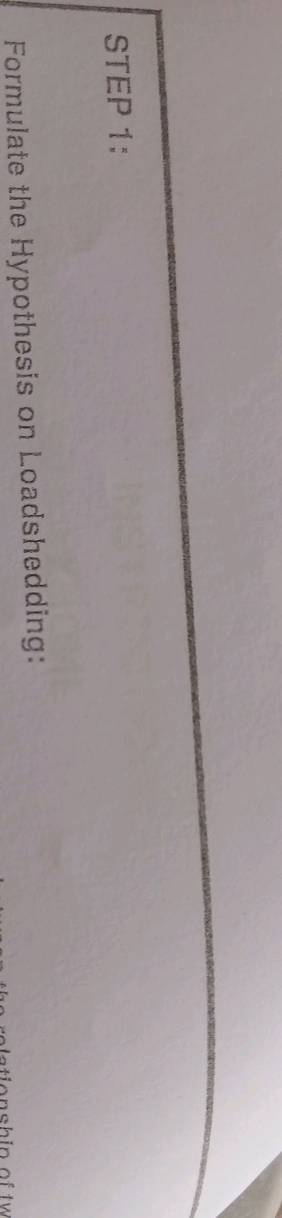 STEP 1: Formulate the Hypothesis on | StudyX