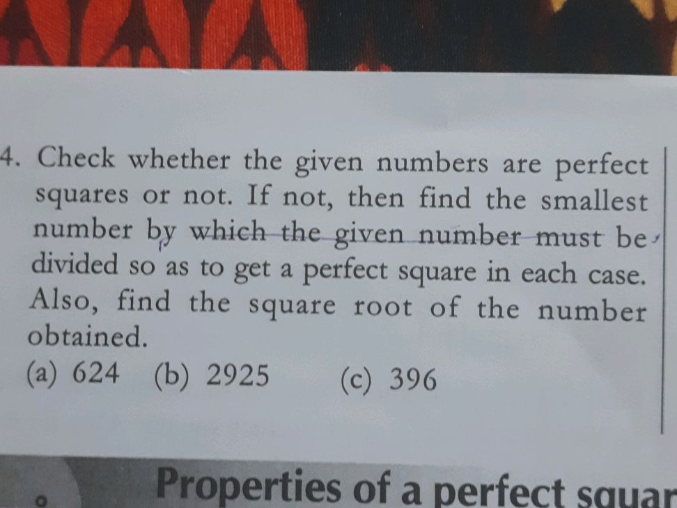 4. Check whether the given numbers are | StudyX