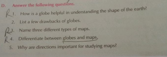D. Answer the following questions. 1. How | StudyX