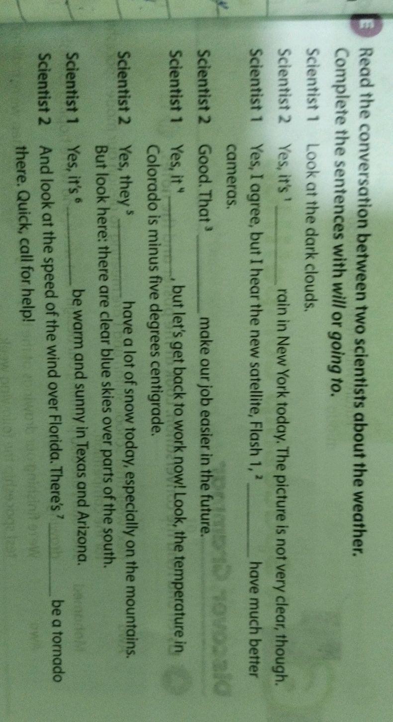 Read the conversation between two scientists | StudyX