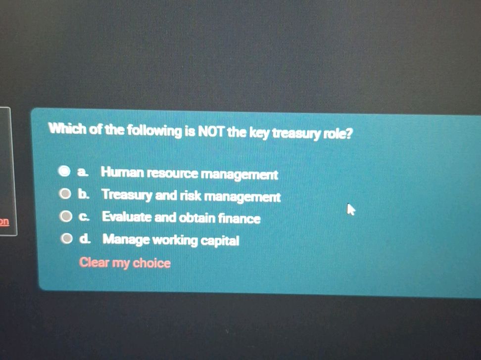 Which of the following is NOT the key | StudyX