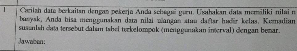 1 Carilah data berkaitan dengan pekerja Anda | StudyX