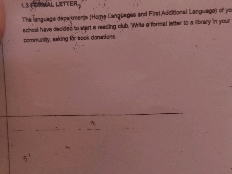 The language departments (Home Languages and | StudyX