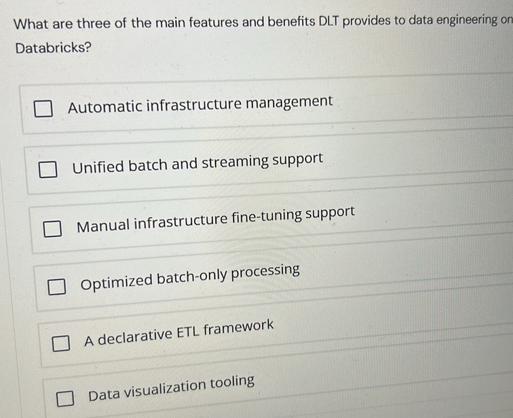 What are three of the main features and | StudyX