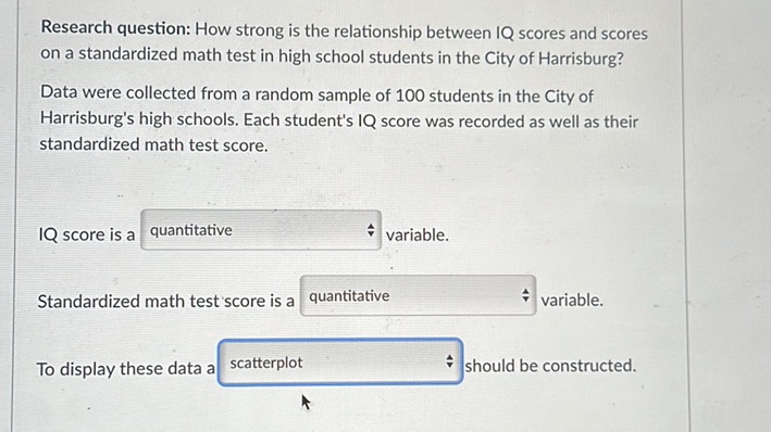 Research question: How strong is the | StudyX