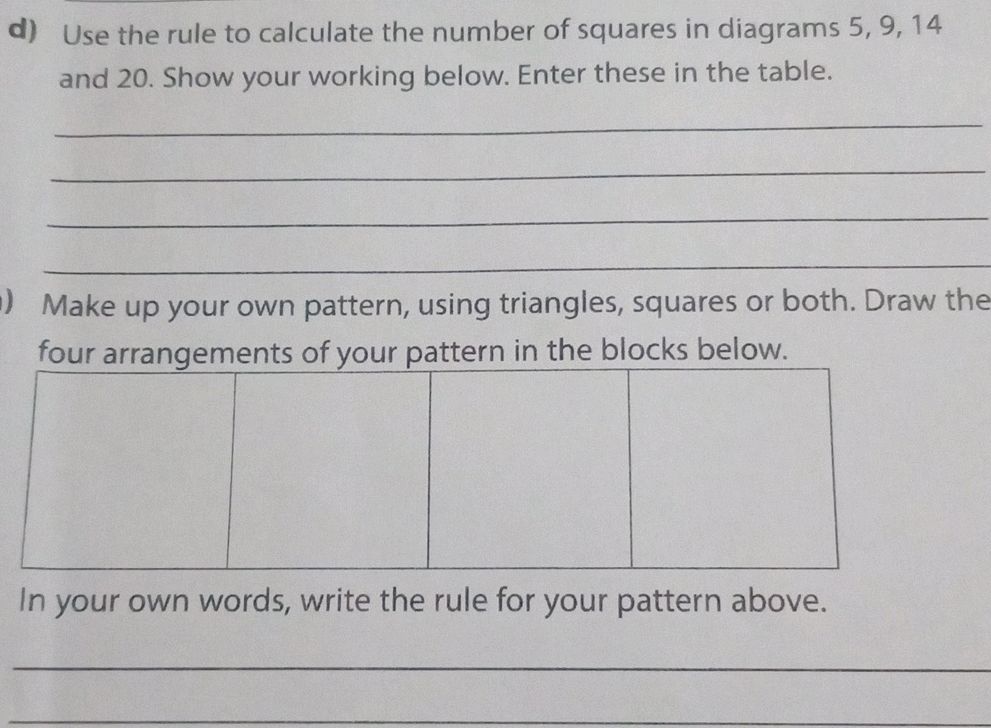 d) Use the rule to calculate the number of | StudyX