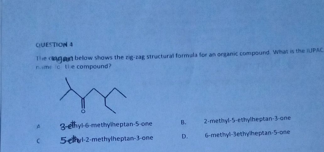 QUESTION 4 The diagram below shows the | StudyX