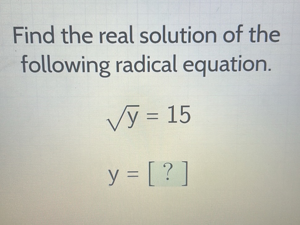 Find the real solution of the following | StudyX