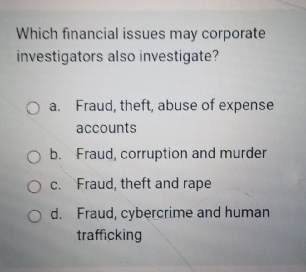 Which financial issues may corporate | StudyX