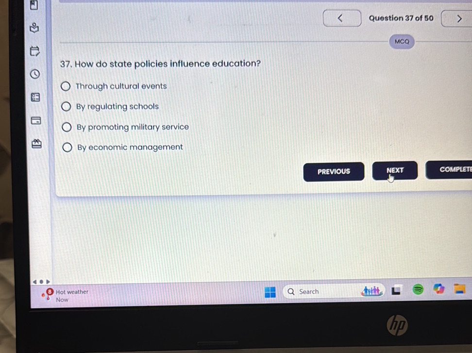 37. How do state policies influence | StudyX