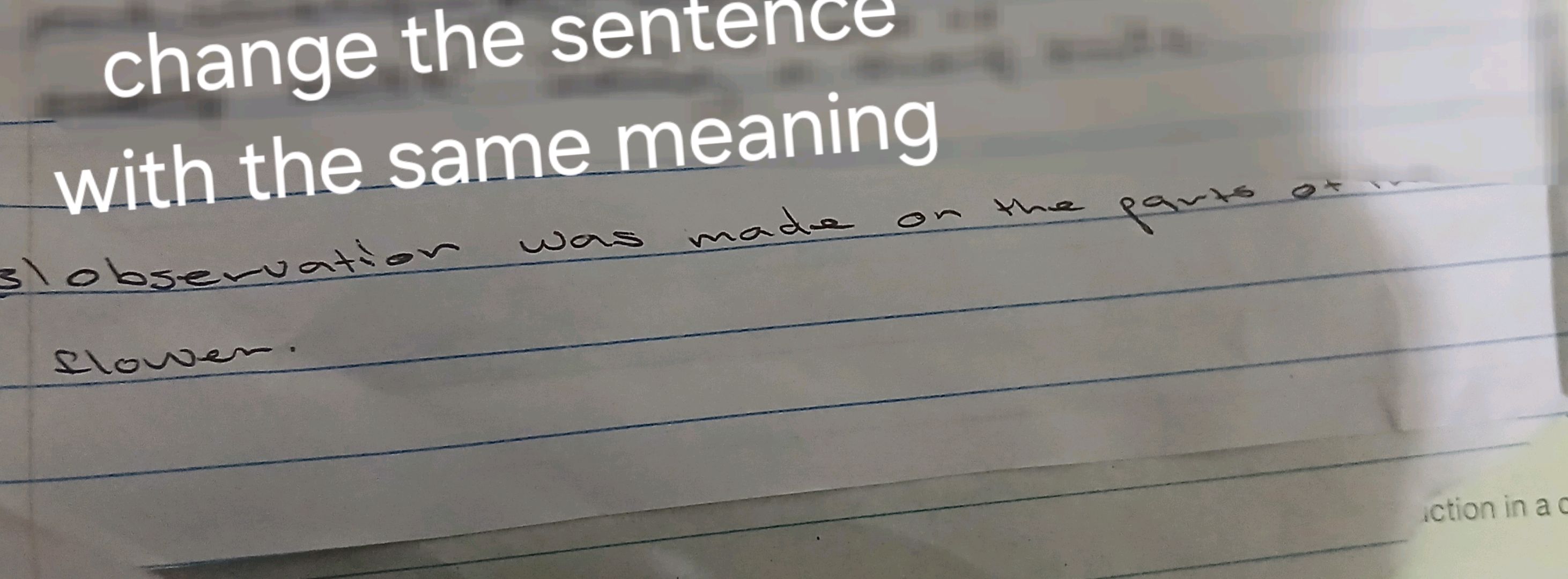 Change the sentence with the same meaning. | StudyX