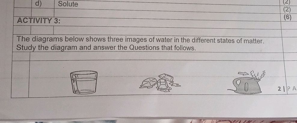 ACTIVITY 3: The diagrams below shows three | StudyX