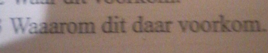 Waarom dit daar voorkom? | StudyX