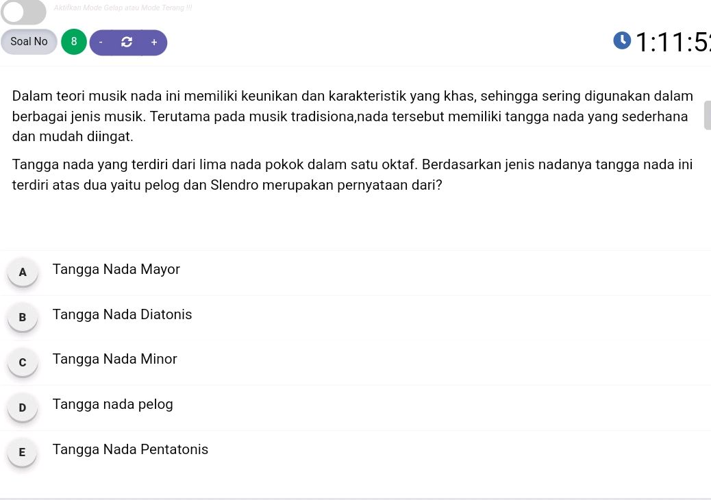 Dalam teori musik nada ini memiliki keunikan | StudyX