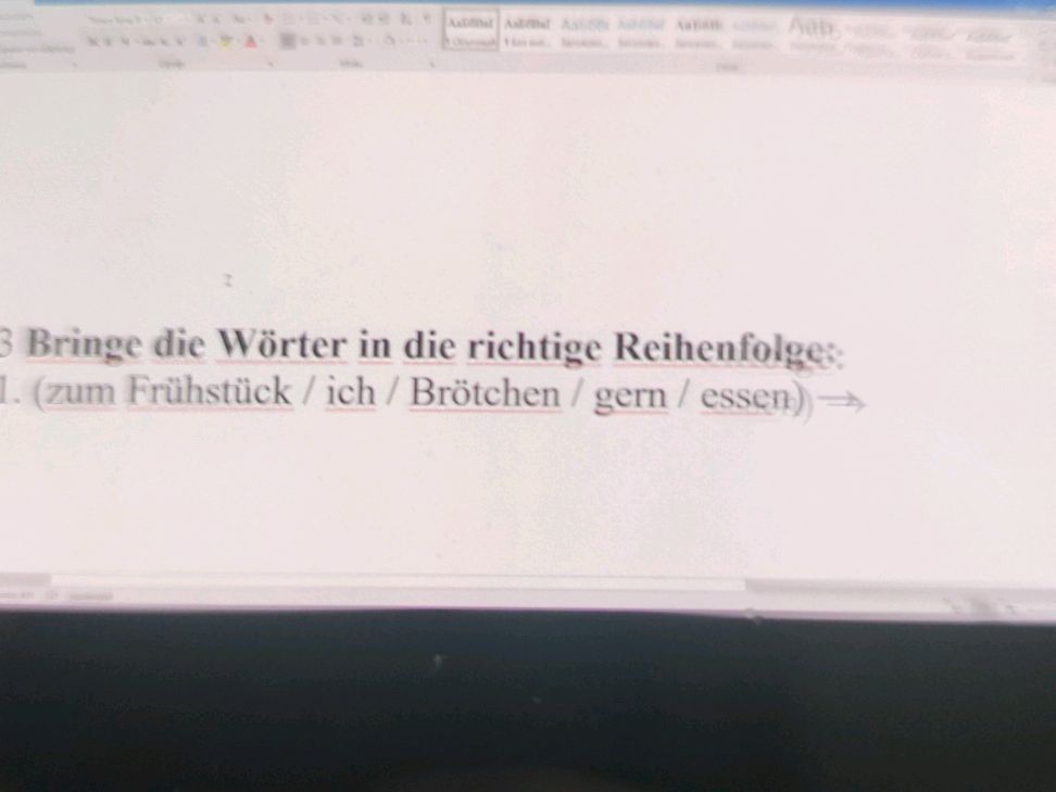 3 Bringe die Wörter in die richtige | StudyX