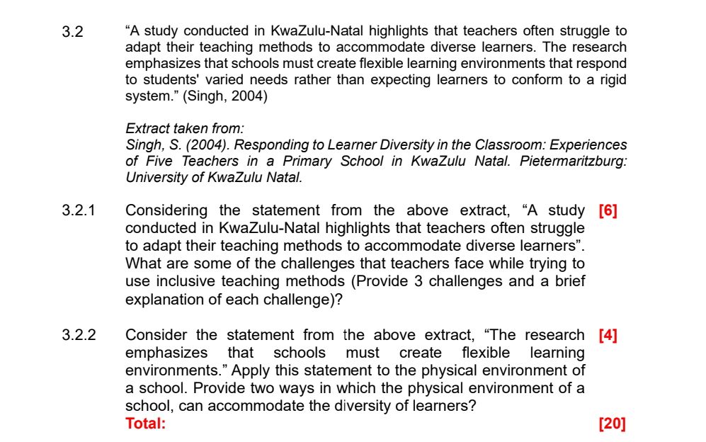 3.2 "A study conducted in KwaZulu-Natal | StudyX