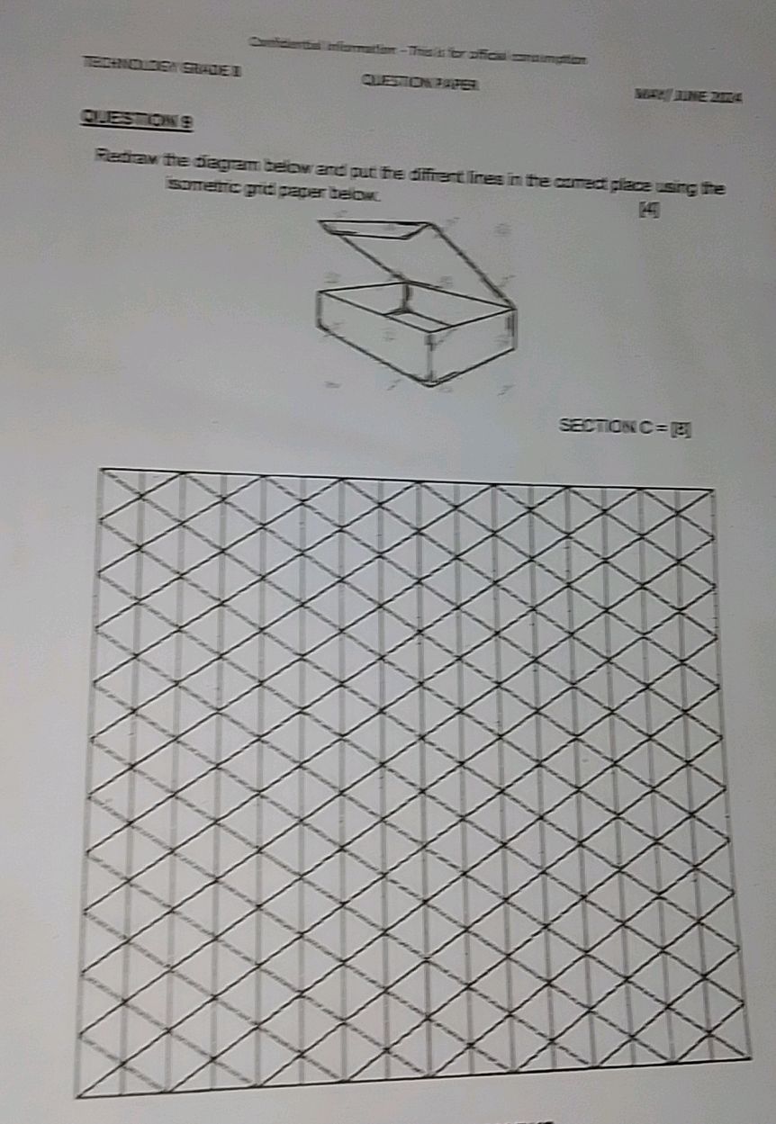Redraw the diagram below and put the | StudyX