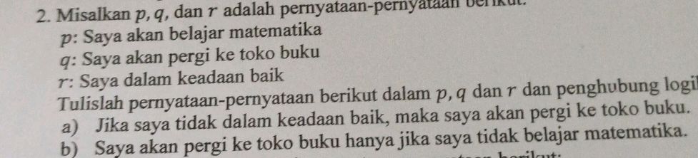 2 Misalkan P Q Dan R Adalah Studyx